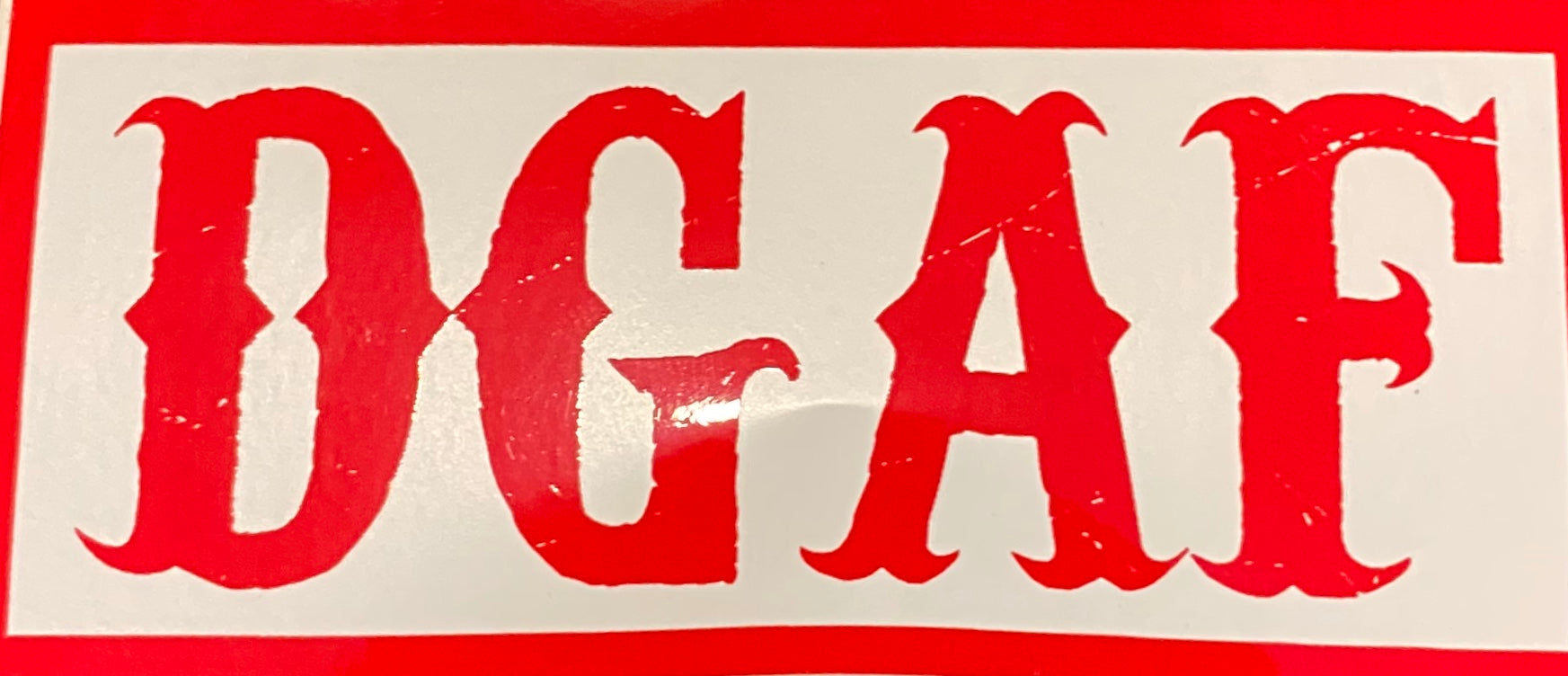DGAF sticker #50 – RSIDE 81 Support Gear
